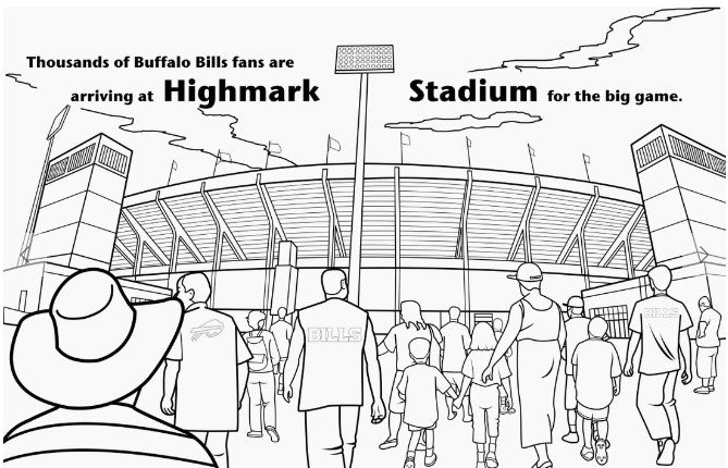Buffalo Bills Coloring and Activity Book | Buffalo Gift Emporium