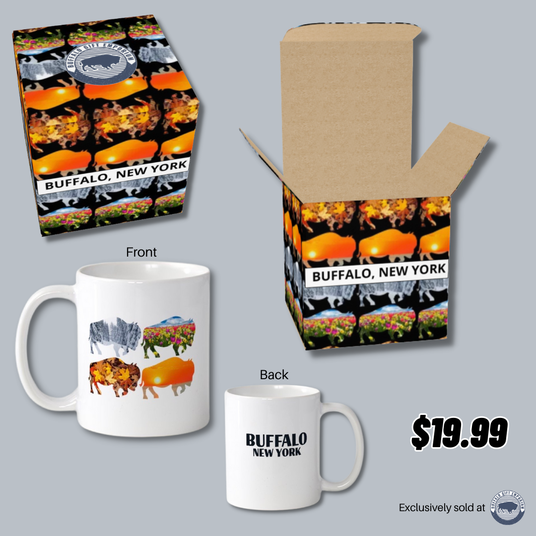Four Season Buffalo 11oz. Mug | Buffalo Gift Emporium