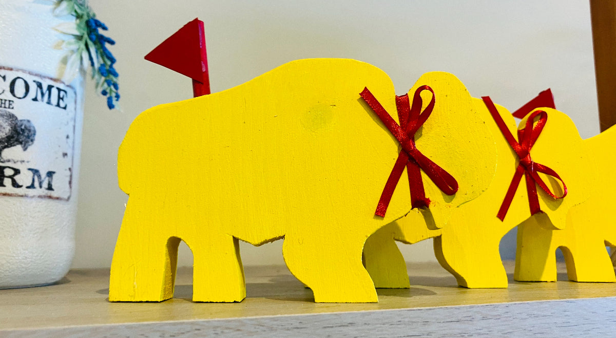 Butter Buffalo – Wooden Buffalo Décor | Buffalo Gift Emporium
