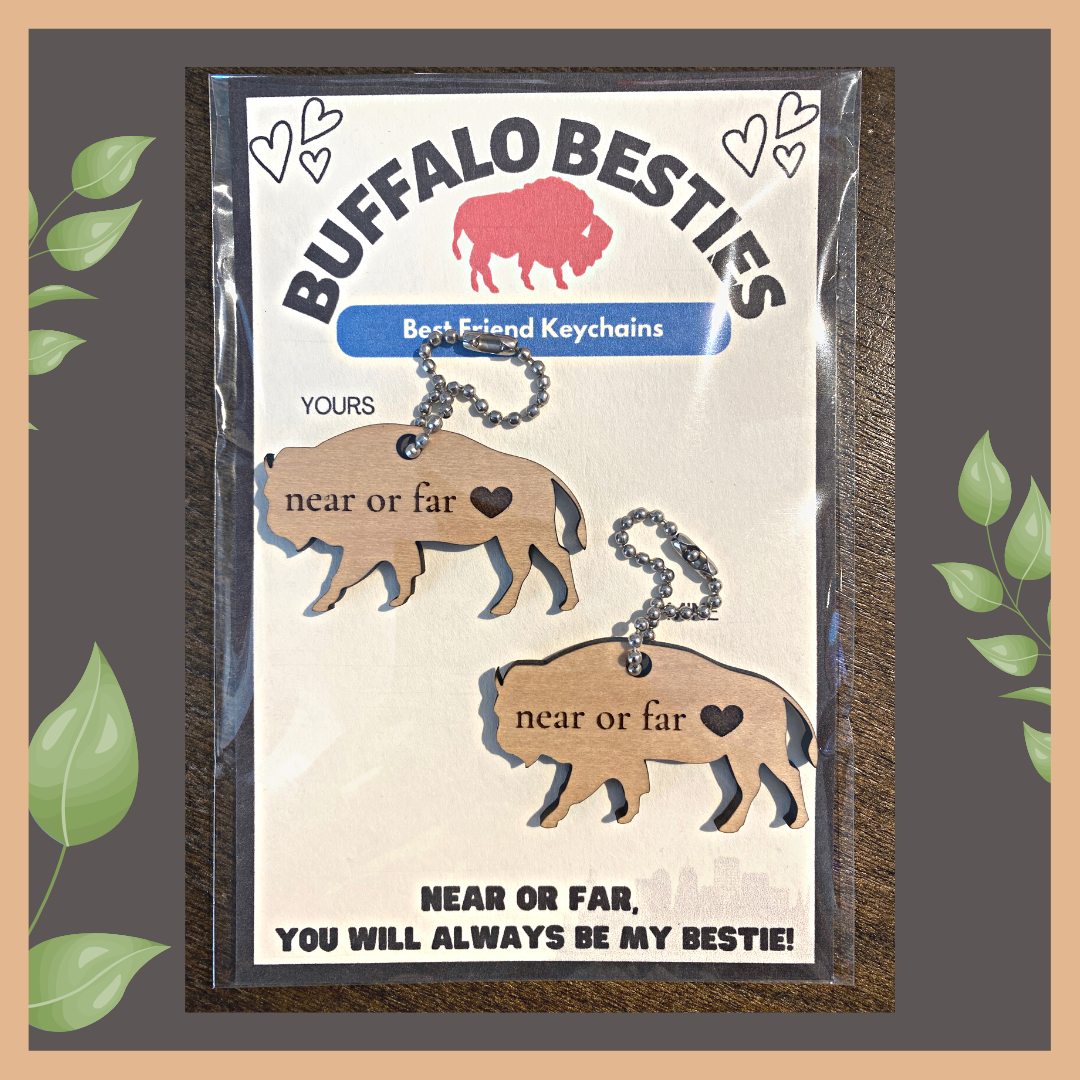 Buffalo Bestie Keychain | Buffalo Gift Emporium
