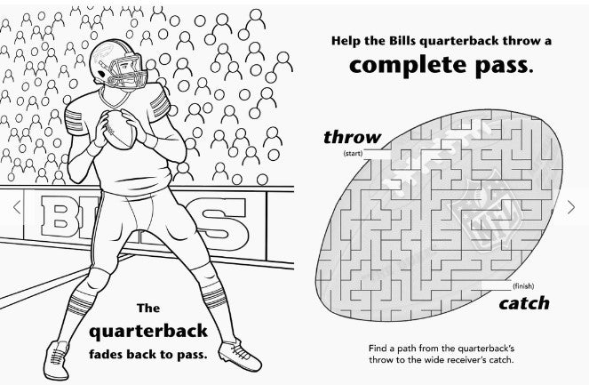 Buffalo Bills Coloring and Activity Book | Buffalo Gift Emporium