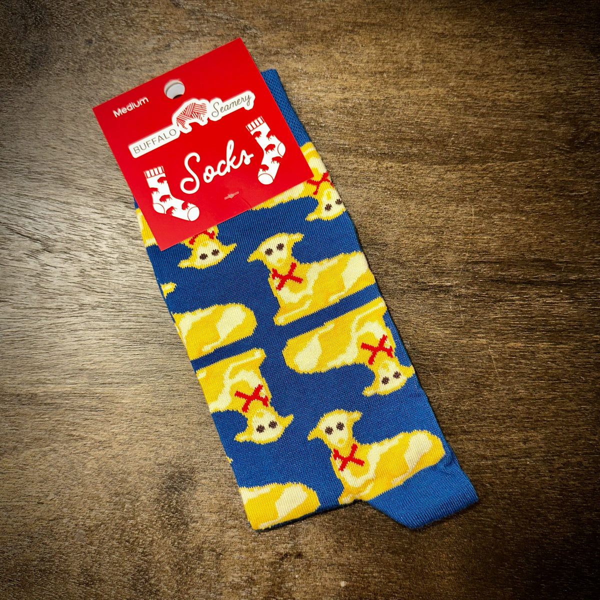 Buffalo Butter Lamb Socks | Buffalo Gift Emporium